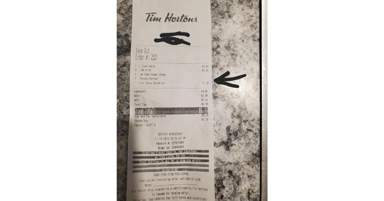 Tim Hortons Customer Freaks Out over Automatic Donation