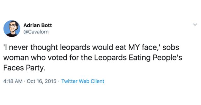 What Does The Leopard Ate My Face Mean?