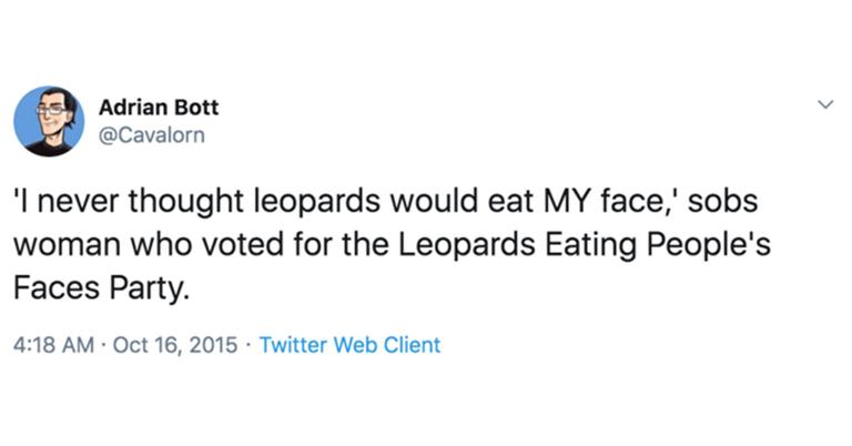 What Does The Leopard Ate My Face Mean?