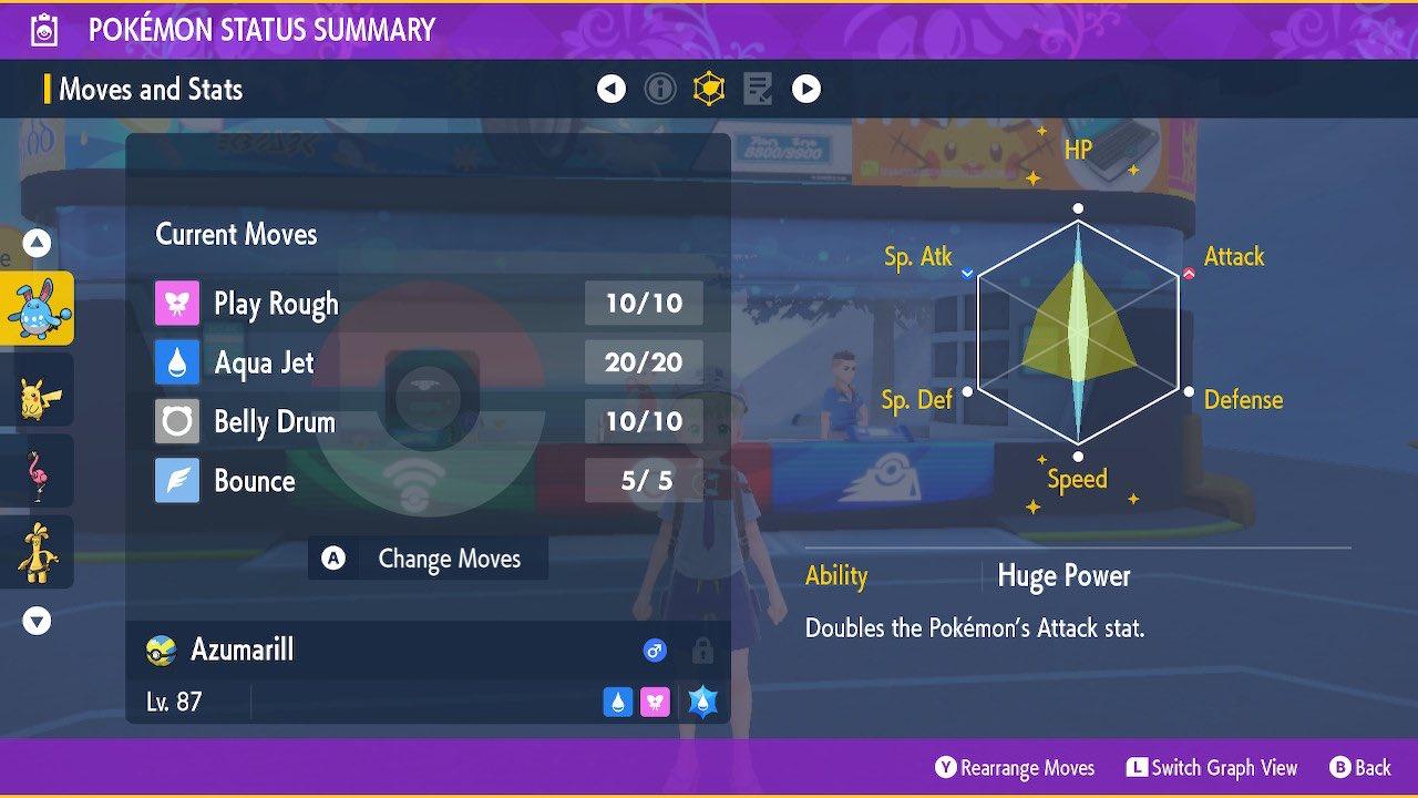 How to Get Belly Drum For Azumarill in 'Pokémon Scarlet' and 'Violet'