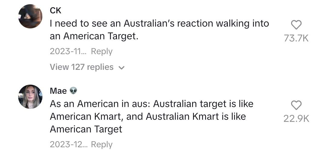 American Woman Calls Target Stores in Australia Ugly