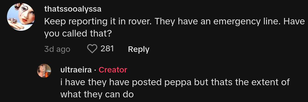 Woman Says Rover Lost Her Dog And Won't Help Get Her Back