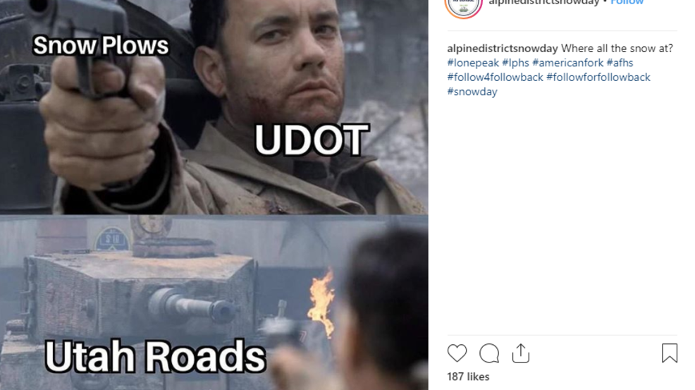 Utah Snow Memes