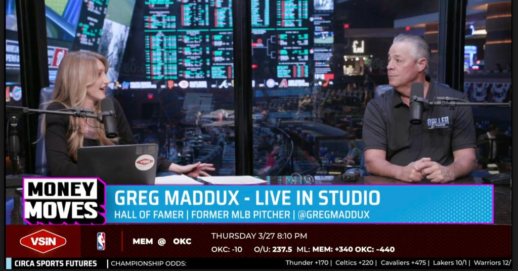 MLB Opening Day with Greg Maddux Throwing First Pitch at Circa Sportsbook