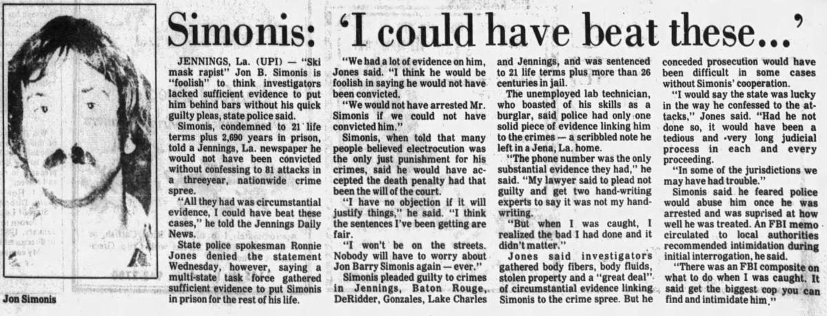 Where Is Jon Simonis Now? Details of His Crimes Explained