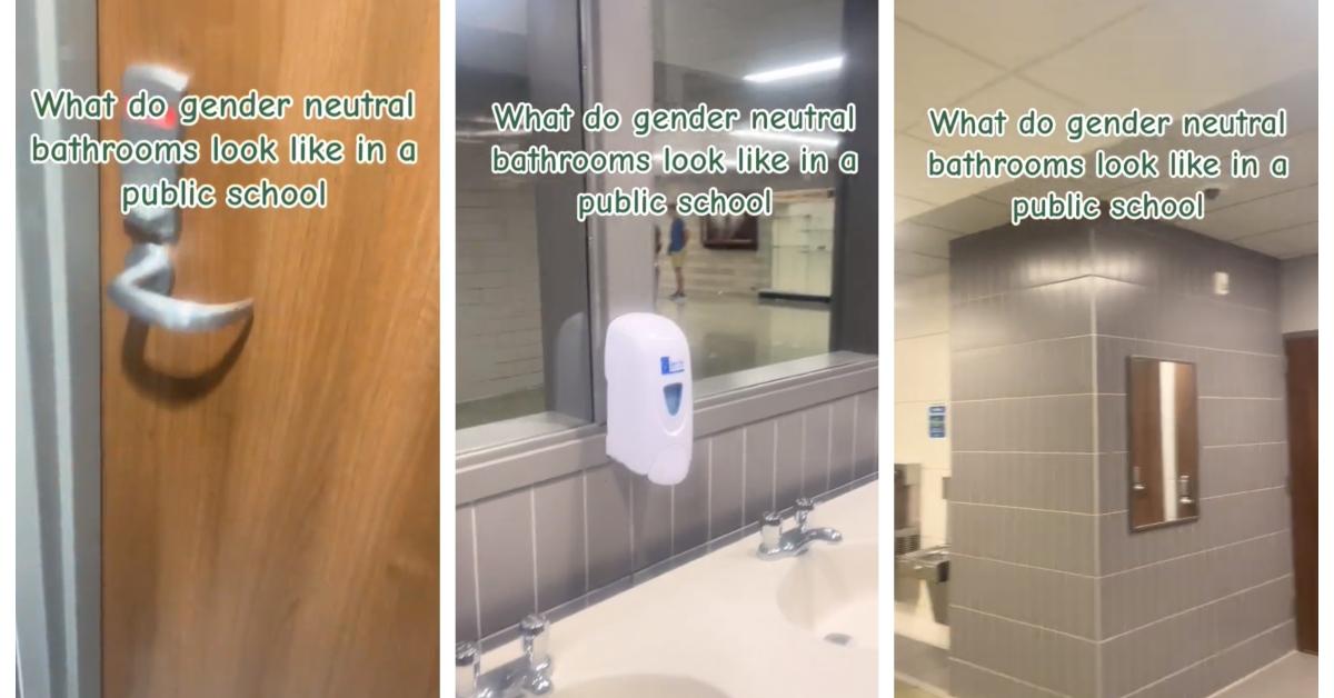 Teacher Says Gender-Neutral Bathrooms Are Cleaner and Better