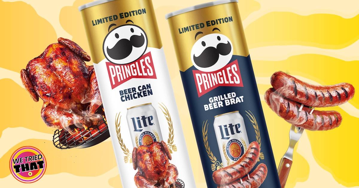 Pringles x Miller Lite Beer Can Chicken & Grilled Beer Brat Review