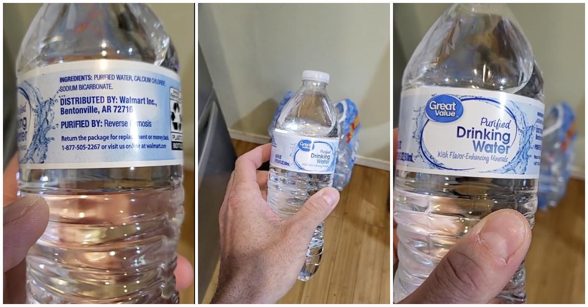 TikToker Shares "Hack" to Get Free Water From Walmart