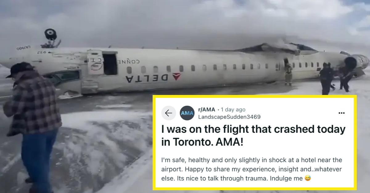 Passenger Who Survived Delta Crash Does an AMA on Reddit