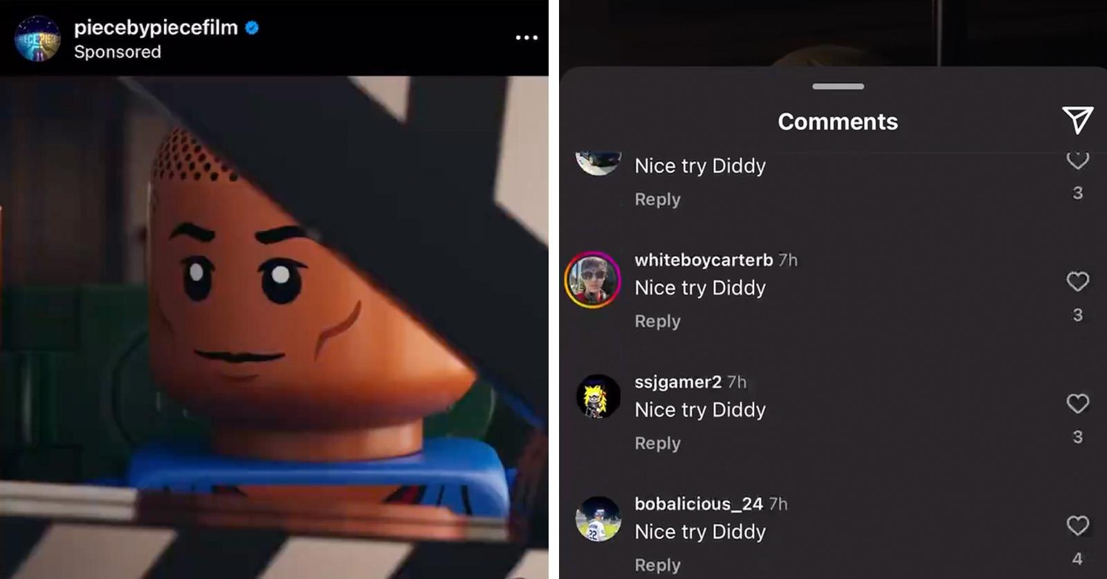 What Do All Those "Nice Try Diddy" Comments Mean?