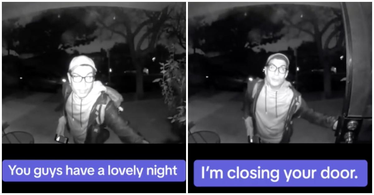 Man Dubbed a Hero After Closing Sleeping Woman's Front Door