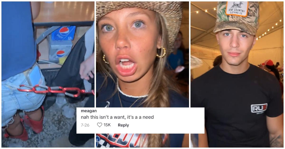 A Couple Recorded Themselves Chained Together at a Bar