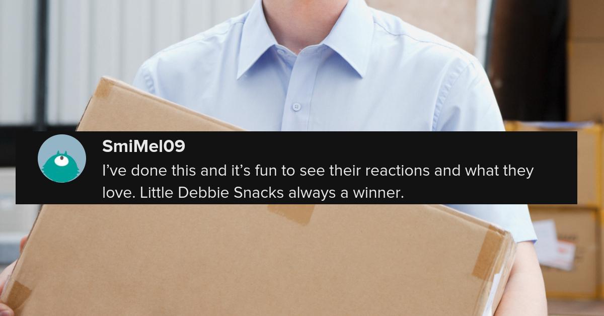 Delivery Driver’s Wholesome Reaction to Free Snacks Goes Viral