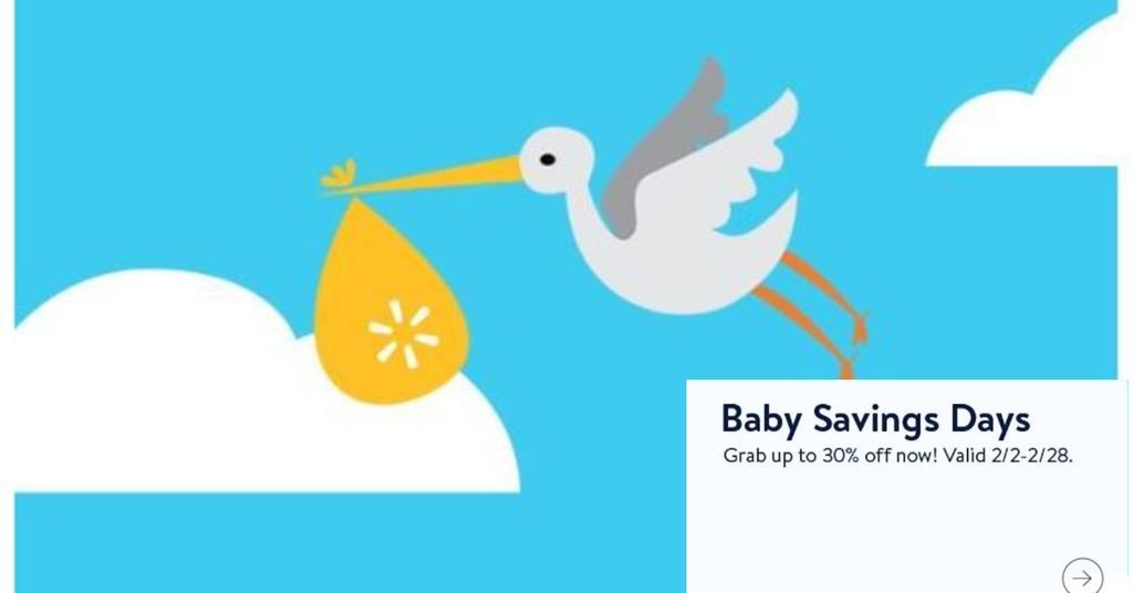 Everything You Need to Know About Walmart's Baby Savings Day Sale Event