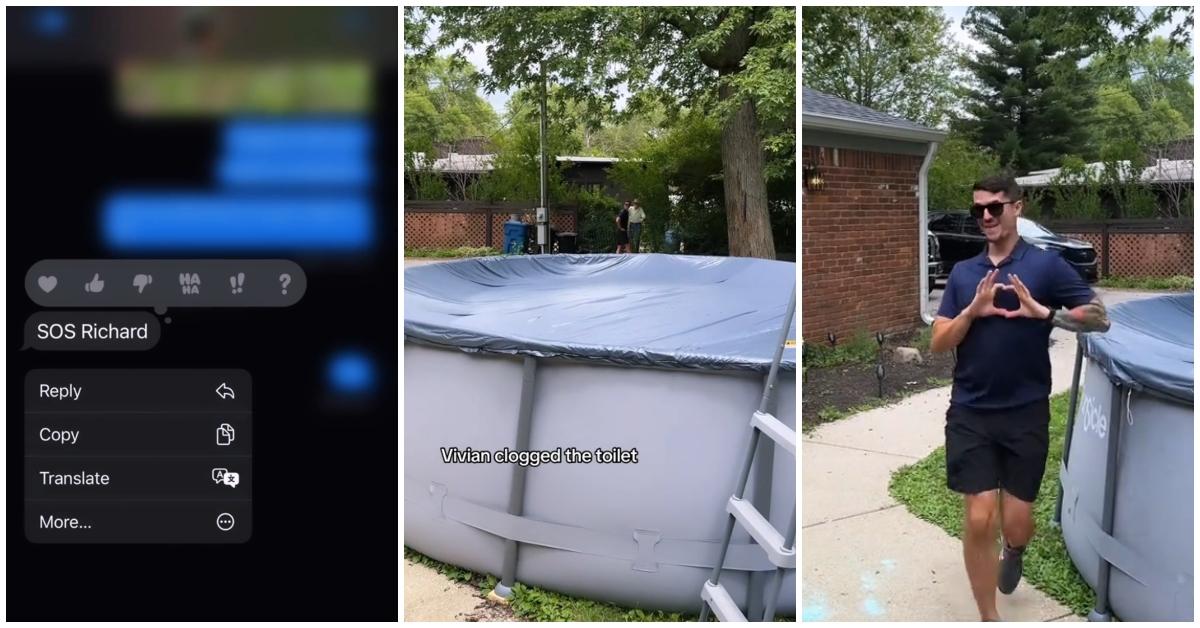 Woman Saves Husband From a Chatty Neighbor After “SOS” Text