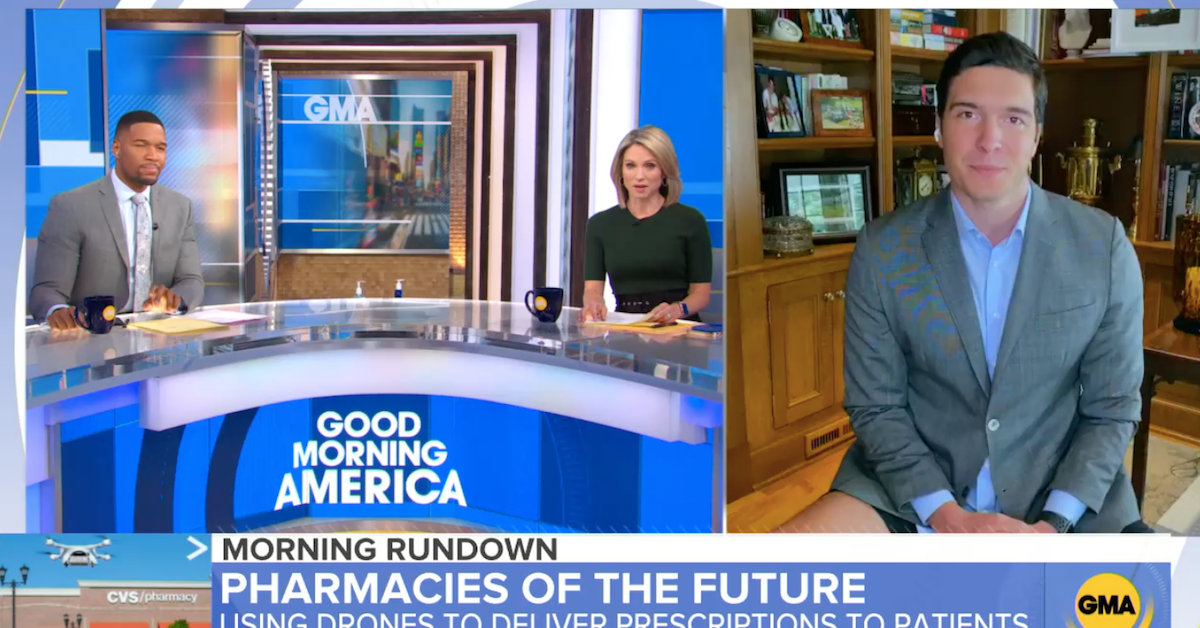 Reporter on 'GMA' Didn't Realize Everyone Could See He Wasn't Wearing Pants