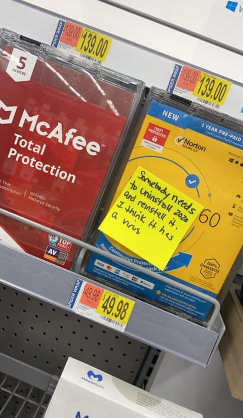 Woman Posted Funny Notes All Around Walmart to Cheer People up During ...