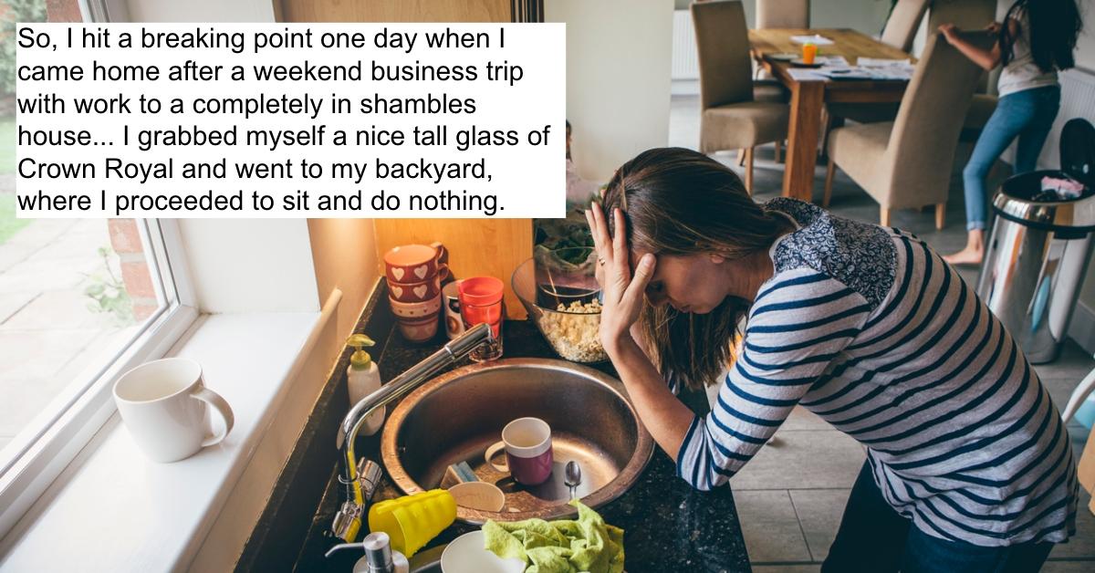 Mom Went on Strike Until Her Family Started Helping to Clean the House