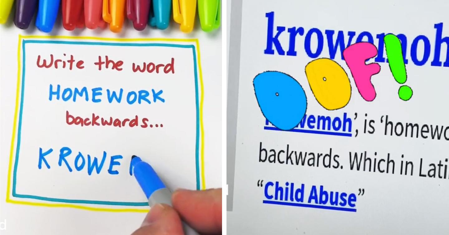 What Is Homework Spelled Backward on TikTok?