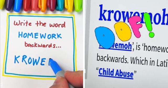 What Is Homework Spelled Backward on TikTok?