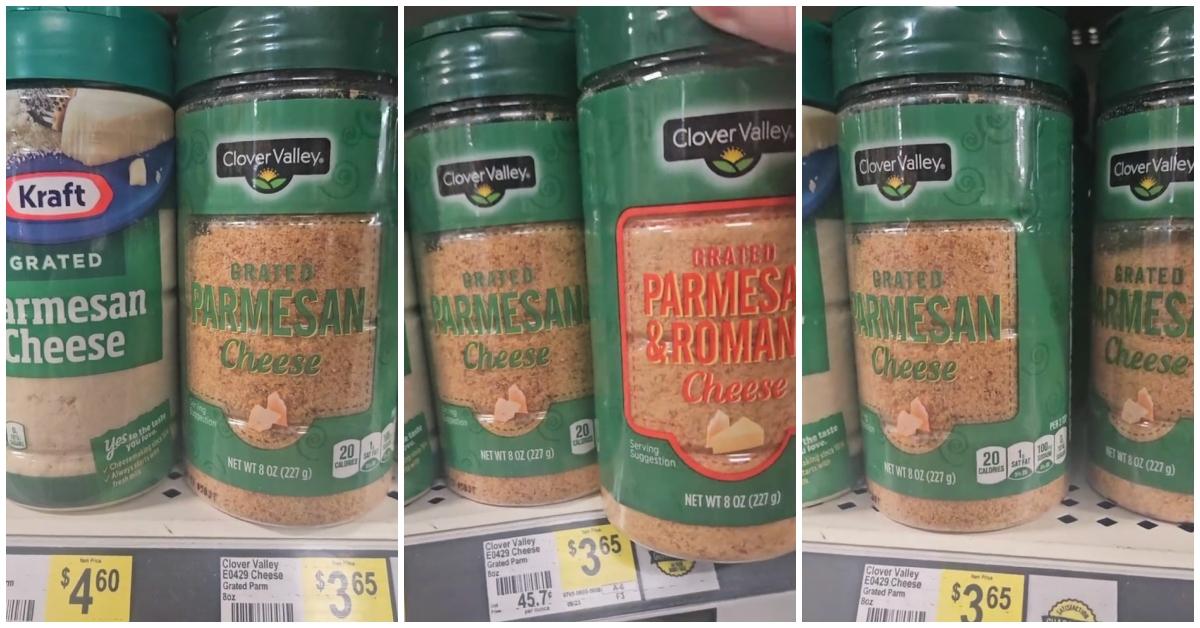 Dollar General Shopper Finds Brown Parmesan Cheese in Store