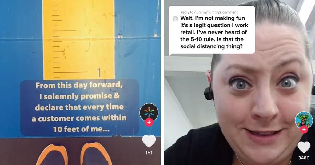 TikTokers Explain What the 10-Foot Rule Means in Retail