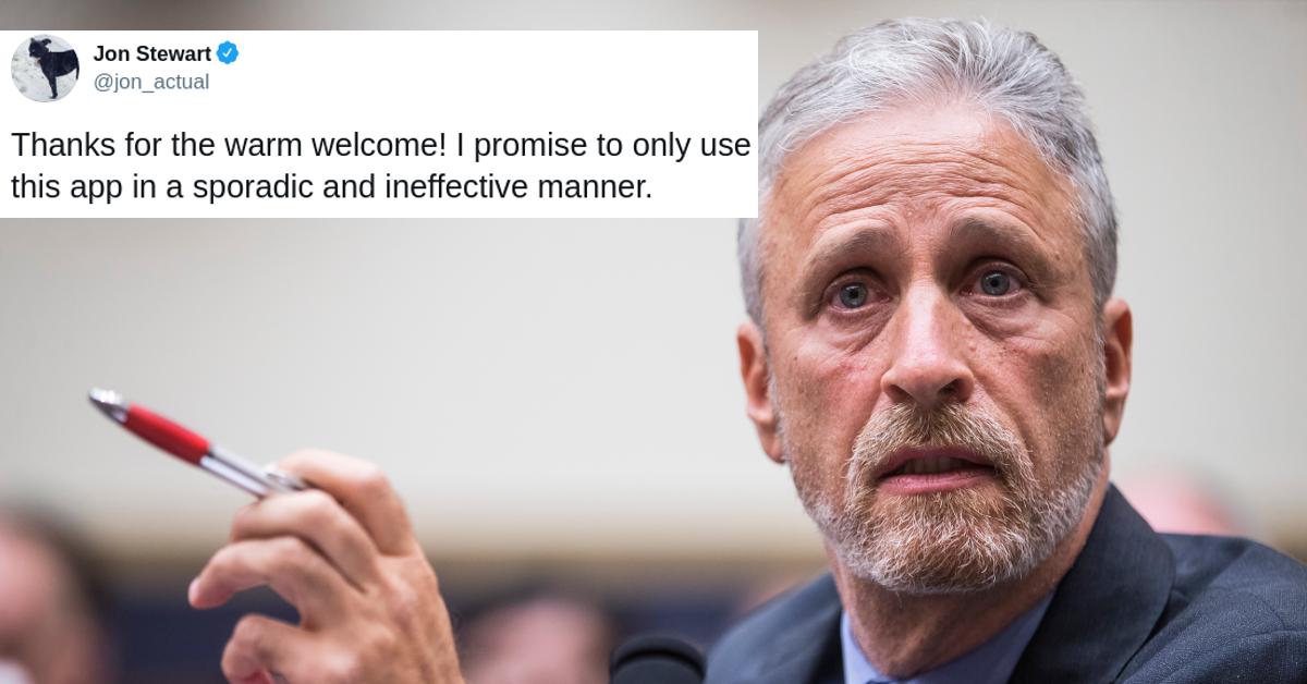 Jon Stewart Finally Joins Twitter, Comments on Robinhood Controversy