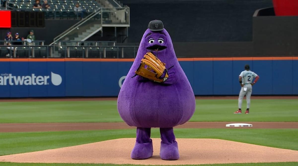 Why Are the Mets Fans Obsessed with Grimace?