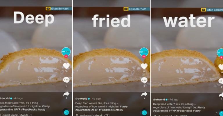 What Is TikTok's Deep-Fried Water Trend and Do People Eat It?