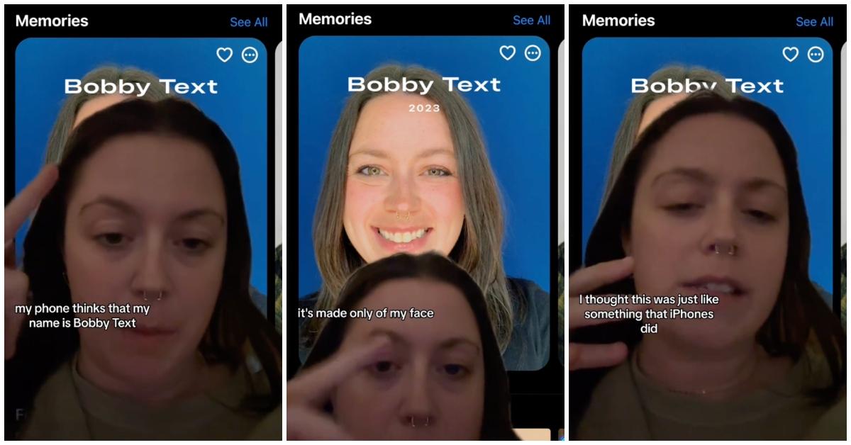 Woman Says Her iPhone Thinks Her Name Is "Bobby Text"