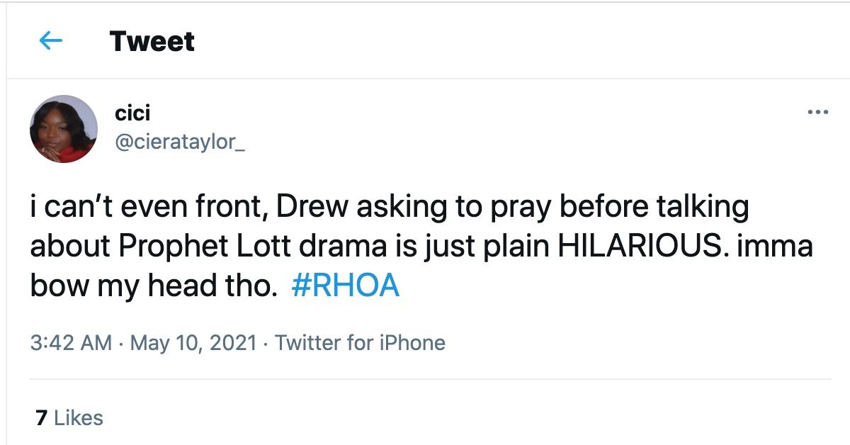 Prophet Anthony Lott's Name Came up Again in 'RHOA's' 'Reunion Part 3'