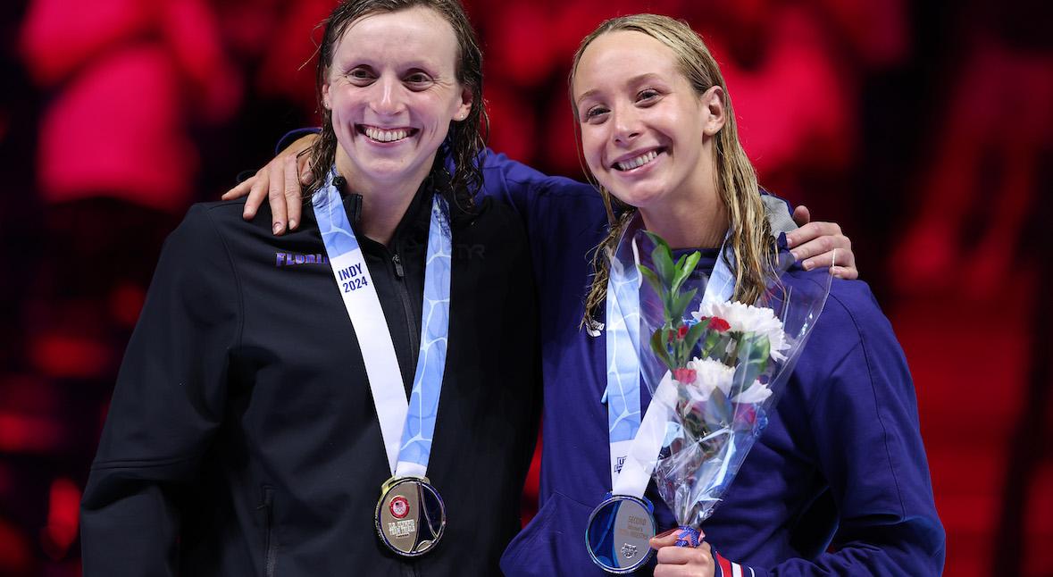 Katie Ledecky vs. Michael Phelps — A Swim Time Comparison