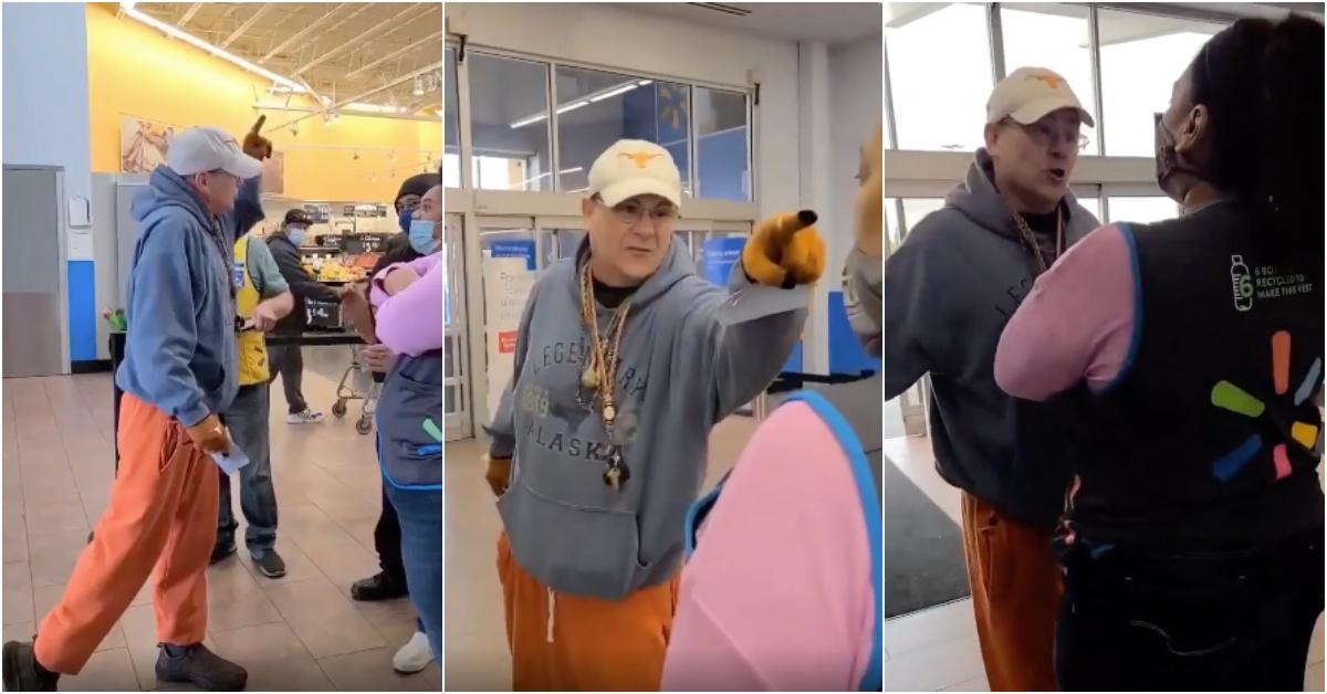 Maskless Man Goes Berserk on Walmart Employees as He Gets Kicked out of ...