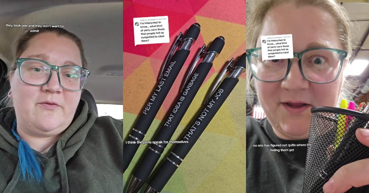 Worker Rants Against Co-Workers Stealing Pens off Their Desk