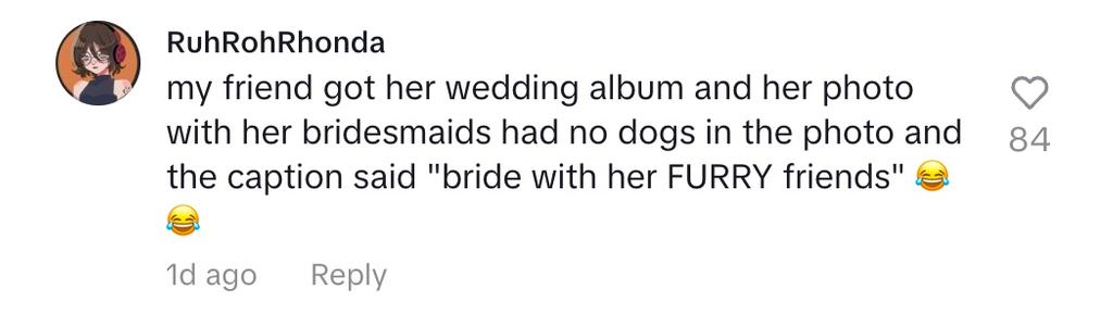 Shutterfly's Default Captions Were in Woman's Wedding Album