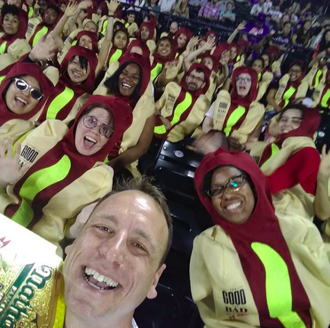 Joey Chestnut Holds 55 World Records in Competitive Eating