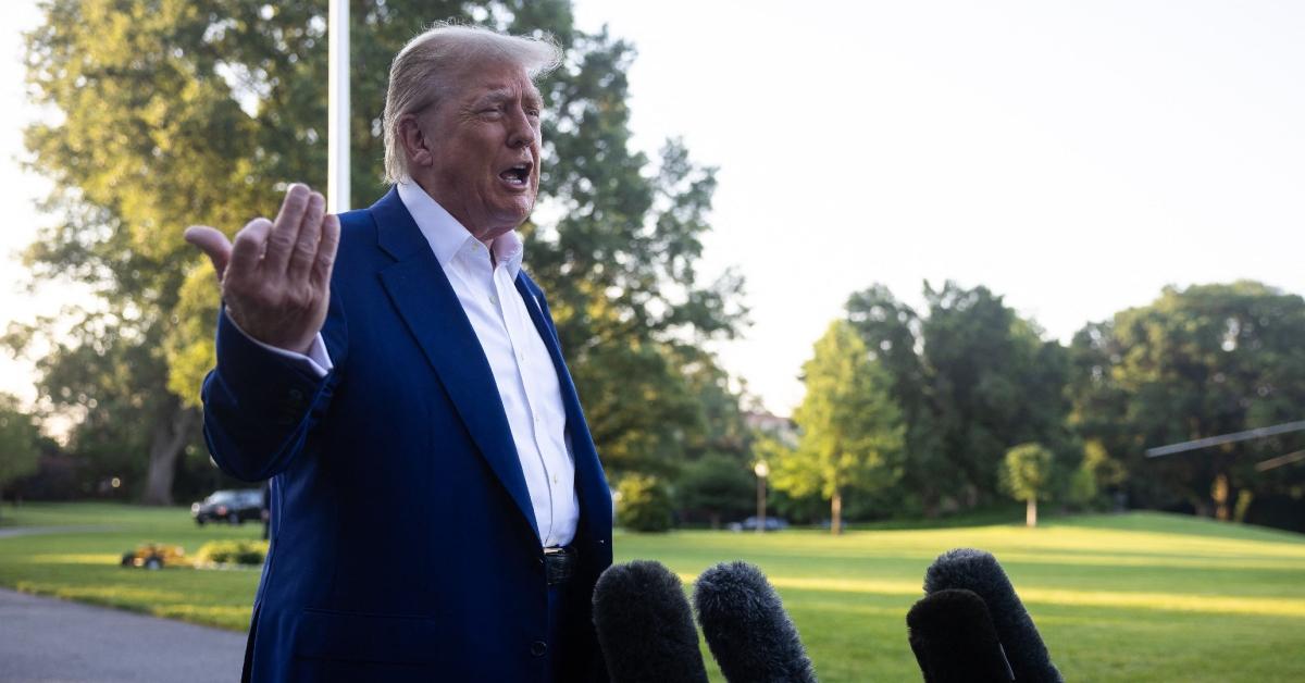 A Ticked off Trump Drops F-Bomb About Iran and Israel