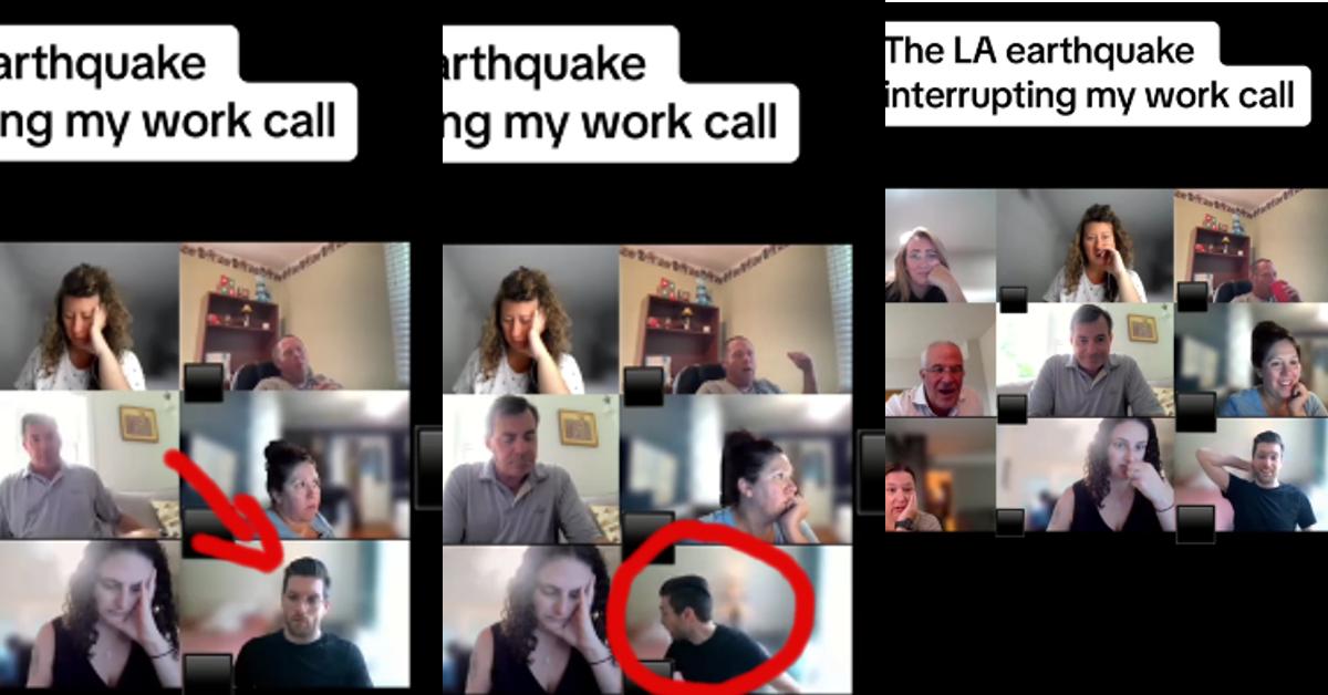 L.A. Earthquake Caught on Work Conference Call