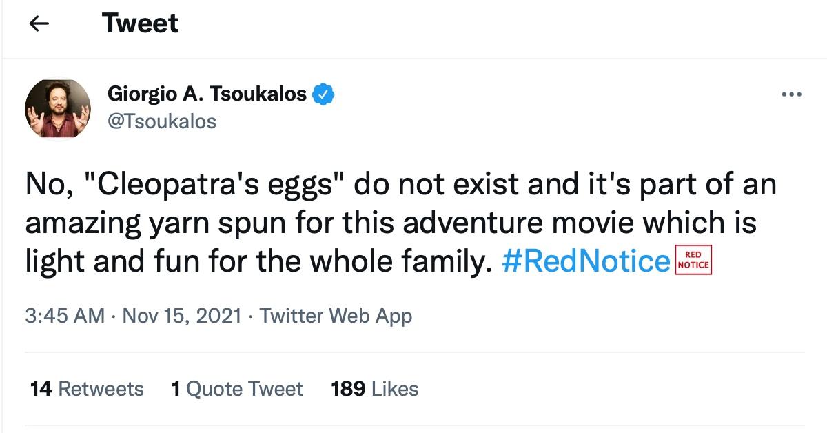 'Red Notice' Cleopatra Eggs: Are the Priceless Treasures Real?