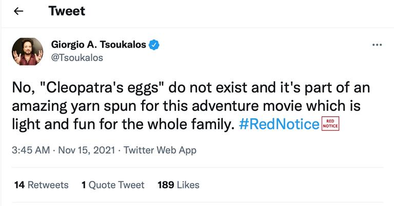 'Red Notice' Cleopatra Eggs: Are the Priceless Treasures Real?