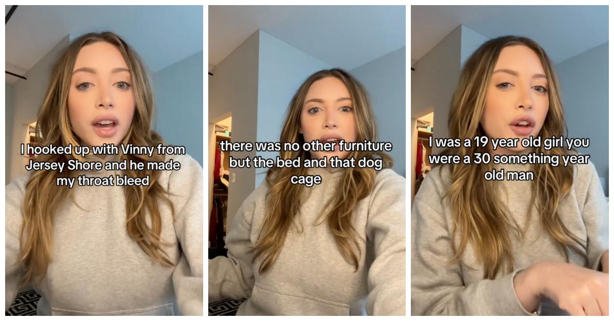 TikToker Ava Louise Claims Abuse From Jersey Shore Star Vinny