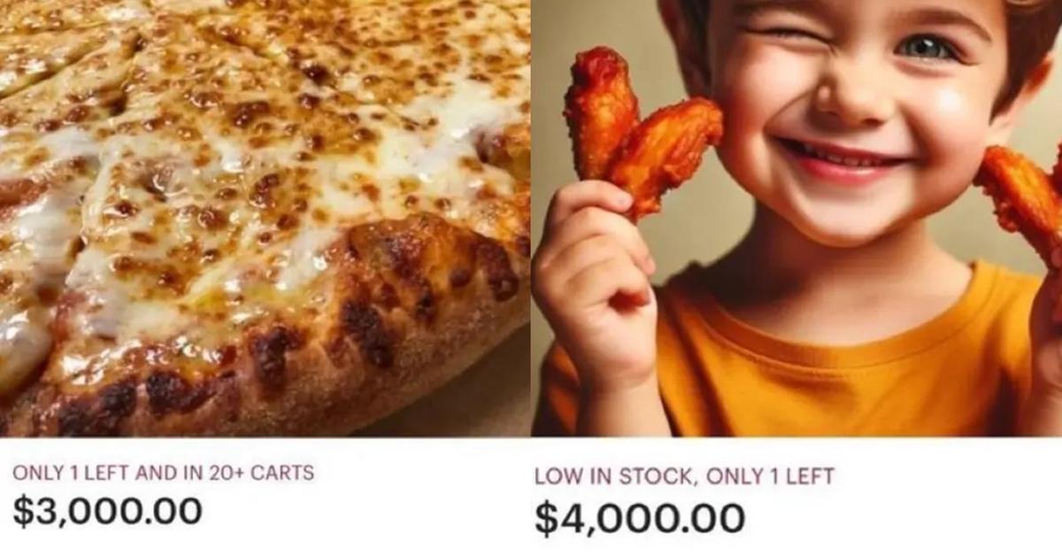 Pizza Pictures for Sale on Etsy Start a Conspiracy Theory