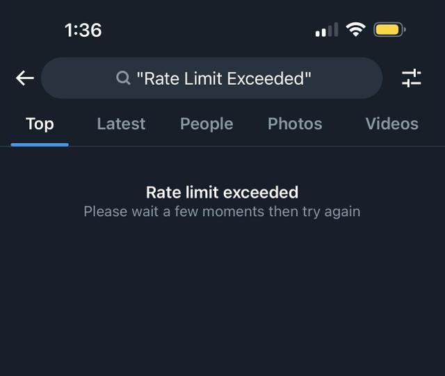 What Does "Rate Limit Exceeded" Mean on Twitter?