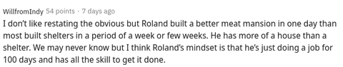What Happened to Roland on 'Alone'? Is He Still in the Game?