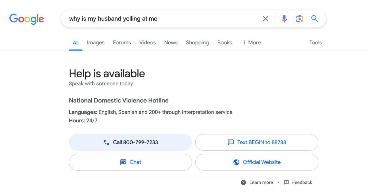 Googling "Why Is My Husband Yelling at Me" vs. "Wife": Double Standard?