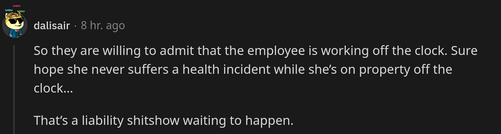 Job Notice: 1 Minute Late Equals Missing Whole Day