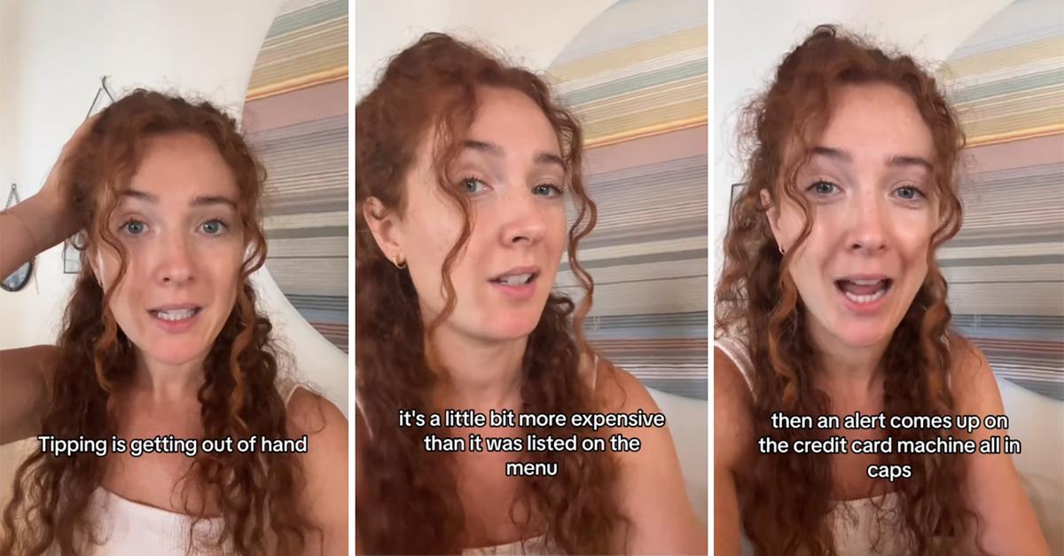 Customer Gets "Bad Tip" Sign After Paying for Smoothie