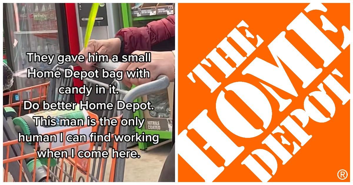 Home Depot Worker Got Candy for 20th Anniversary, TikTok Says