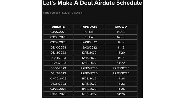 What Happened to 'Let's Make a Deal'? Return Date, Explained