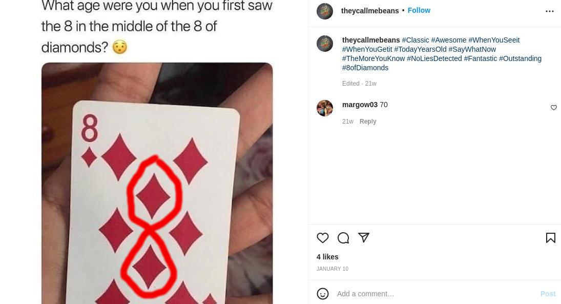 This 8 of Diamonds Optical Illusion Has People Freaking Out